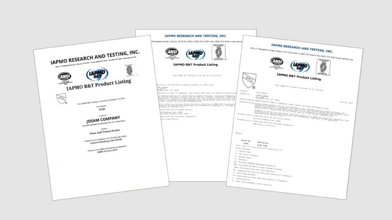 Technical Information – Josam