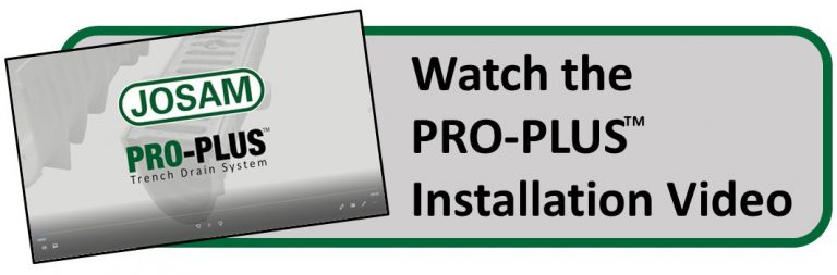 Trench Drain System | PRO-PLUS® | Josam