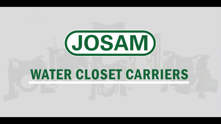 Watch Josam’s New Water Closet Carrier Installation Video – Josam
